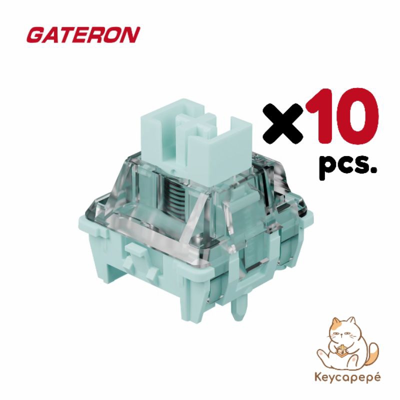 Gateron Jade Gaming magnetic switch (10ชิ้น) สวิตช์คีย์บอร์ด HE pre ...