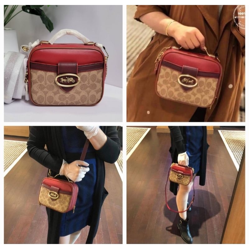 Coach Riley Signature lunch box Style No. 1320 | Shopee Thailand