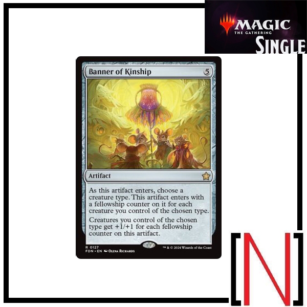 [MTG][Single][FDN] Banner of Kinship ระดับ Rare [ภาษาอังกฤษ] | Shopee ...