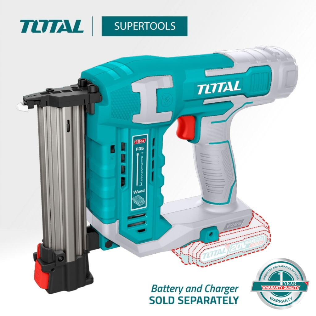 TOTAL รุ่น TCBNLI3505 เครื่องยิงแม๊กไร้สาย 20v รุ่น TCBNLI3505 เครื่องมือช่าง Supertools ...