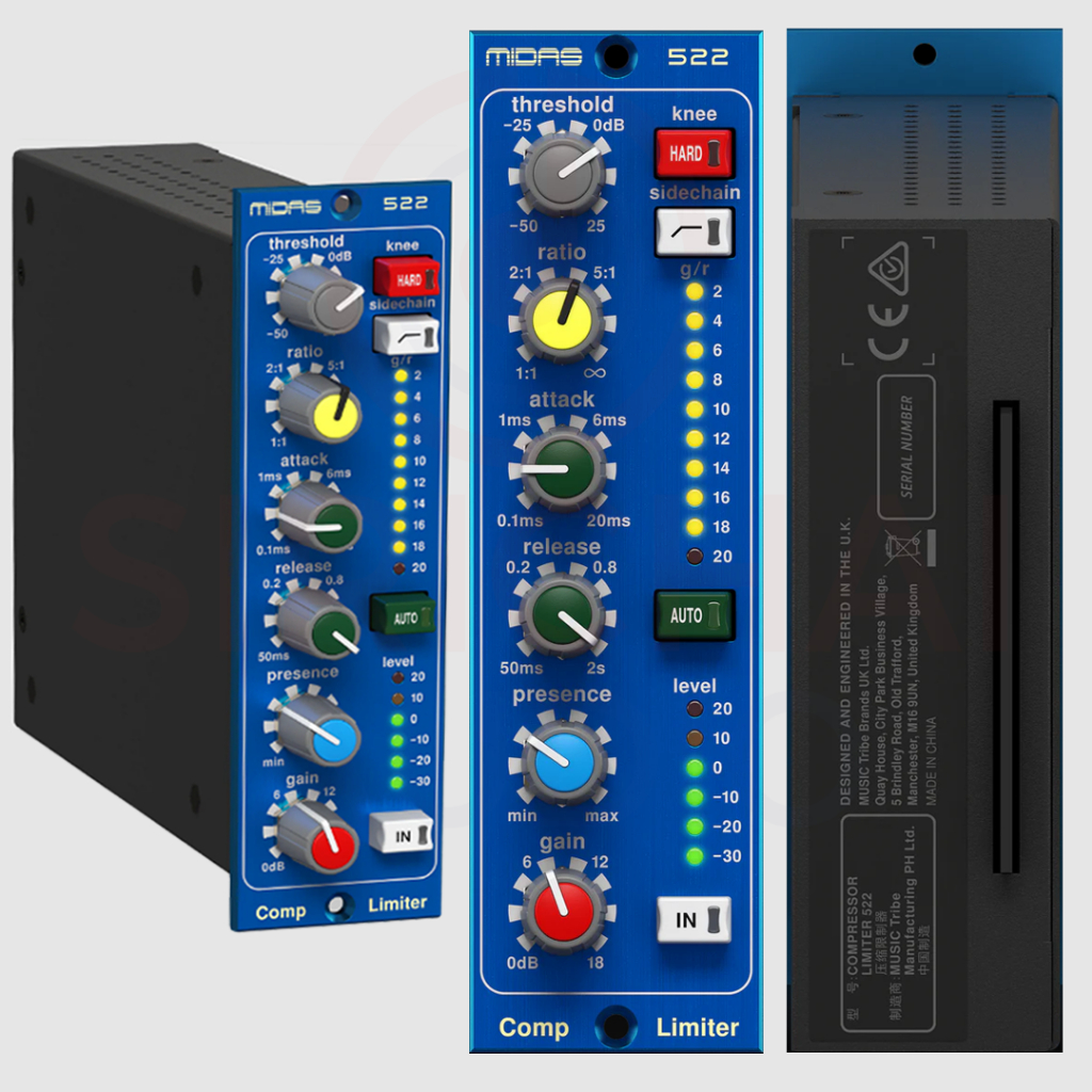 คอมเพรสเซอร์ ลิมิตเตอร์ MIDAS 522 Compressor/Limiter | Shopee Thailand