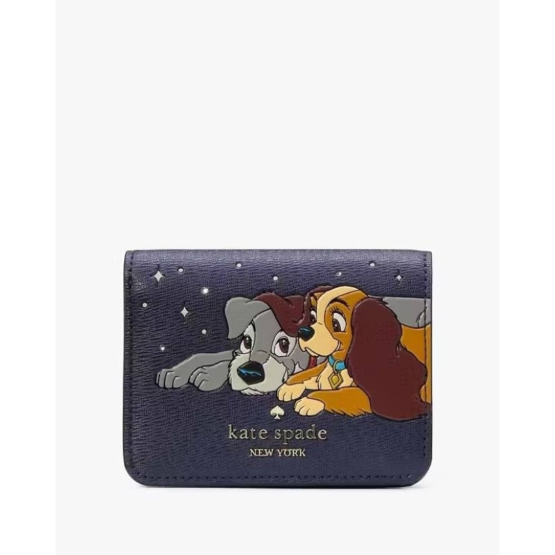 พร้อมส่ง Disney X Kate Spade New York Lady And The Tramp Small Bifold ...