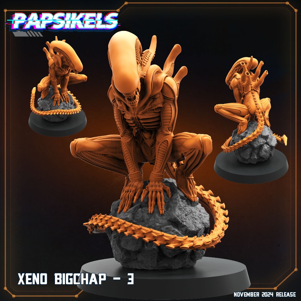 Xeno Big Chap [3] - Xeno Wars - Monstrosity Xenomorph / 3D printed ...