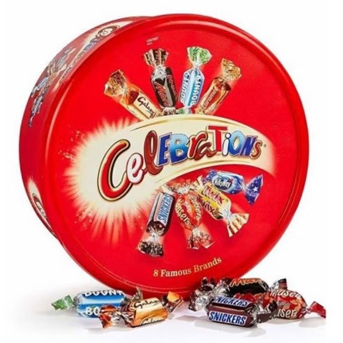 Mars Celebrations Chocolate festive Tub 550g - กล่องช็อกโกแลตสุดแสน ...