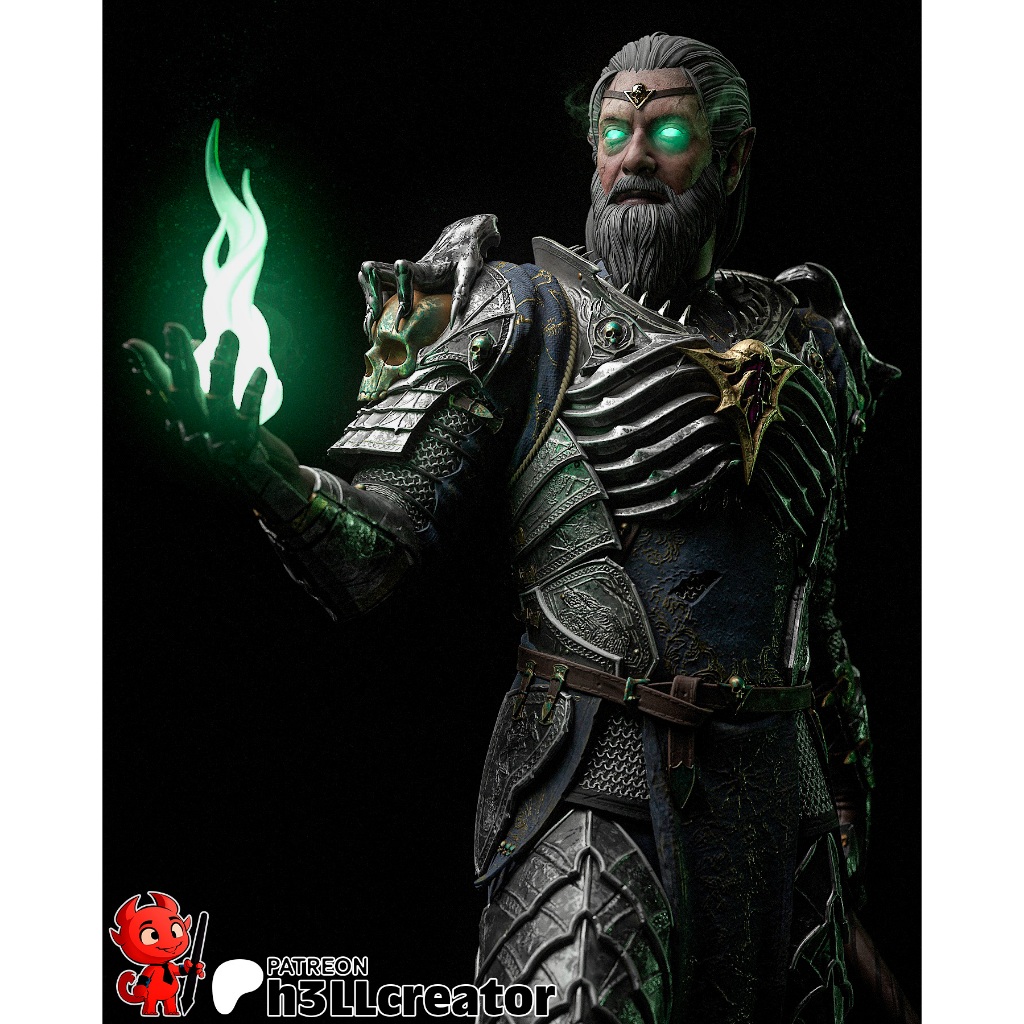 Ketheric Thorm - Baldurs Gate 3 1/12 [โมเดลเรซิ่นไม่ทำสี] | Shopee Thailand