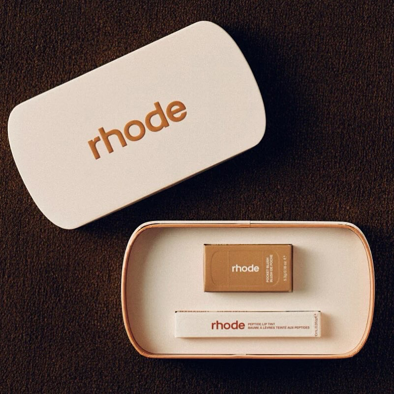 💥พร้อมส่ง💥 Rhode Birthday Duo และ Peptide Lip Tint สี Cinnamon Roll แท้ ...