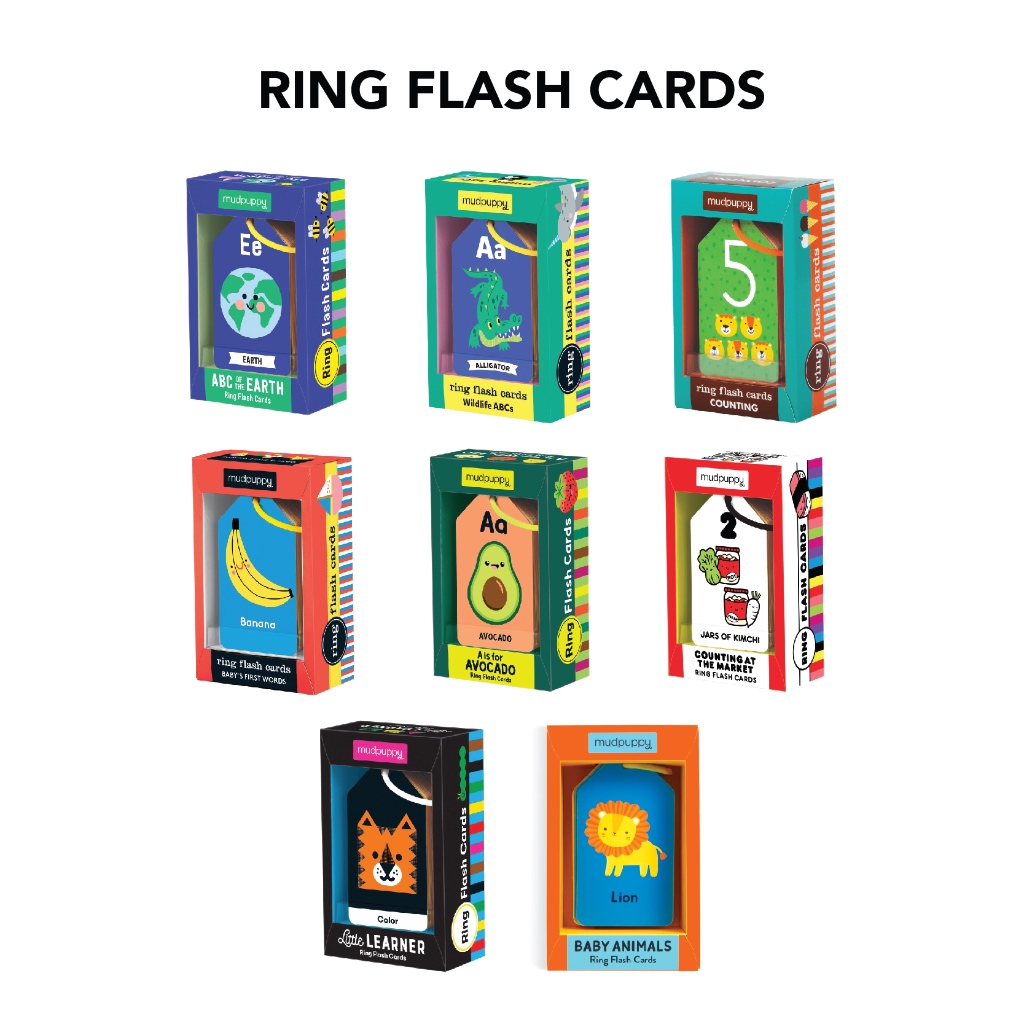 Ring Flash Card มีห่วงจัดเก็บและหิ้วสะดวก มี 4 หมวดคำศัพท์ให้เลือก ...
