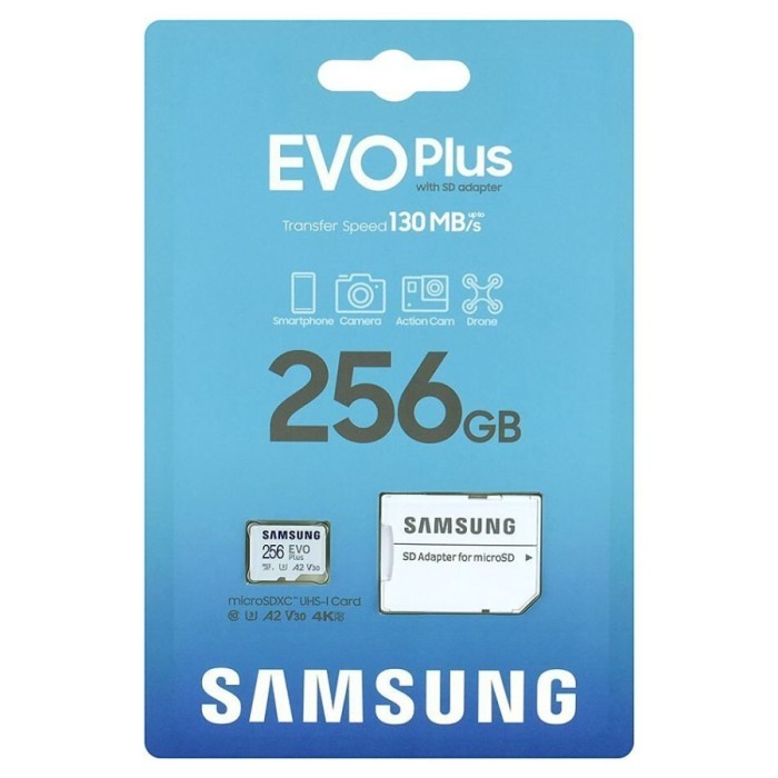 Micro SD Cards ความจุ 256GB Samsung Memory card ของแท้ ประกันศูนย์ 1 ปี ...
