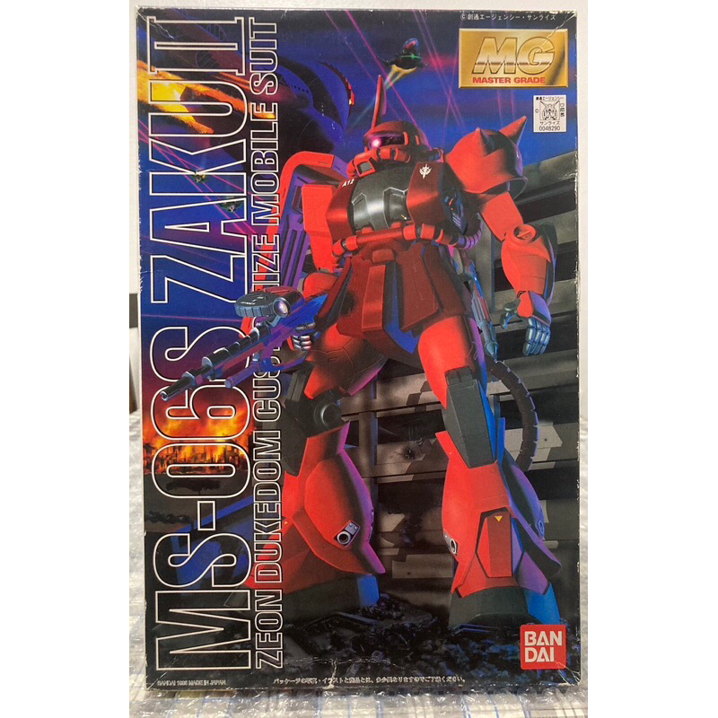 Bandai Mg 1/100 MS-06S Zaku II Ver.1.0 ของใหม่มือ 1 (พร้อมส่ง) | Shopee ...