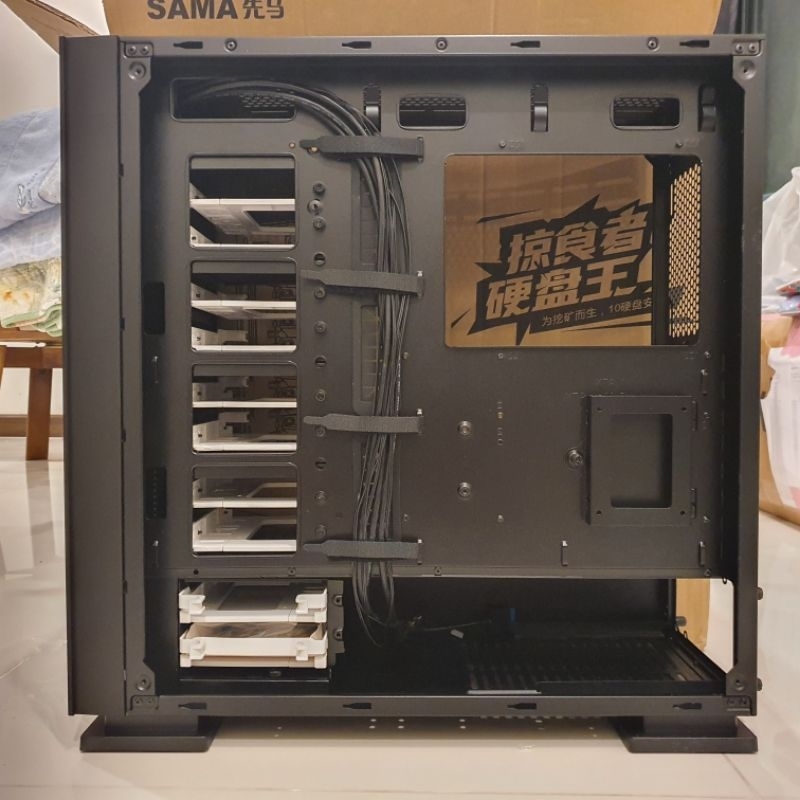 เคส SAMA 10 HDD SSD SATA SAS E-ATX ATX M-ATX ITX CHASSIS SERVER CASE ...