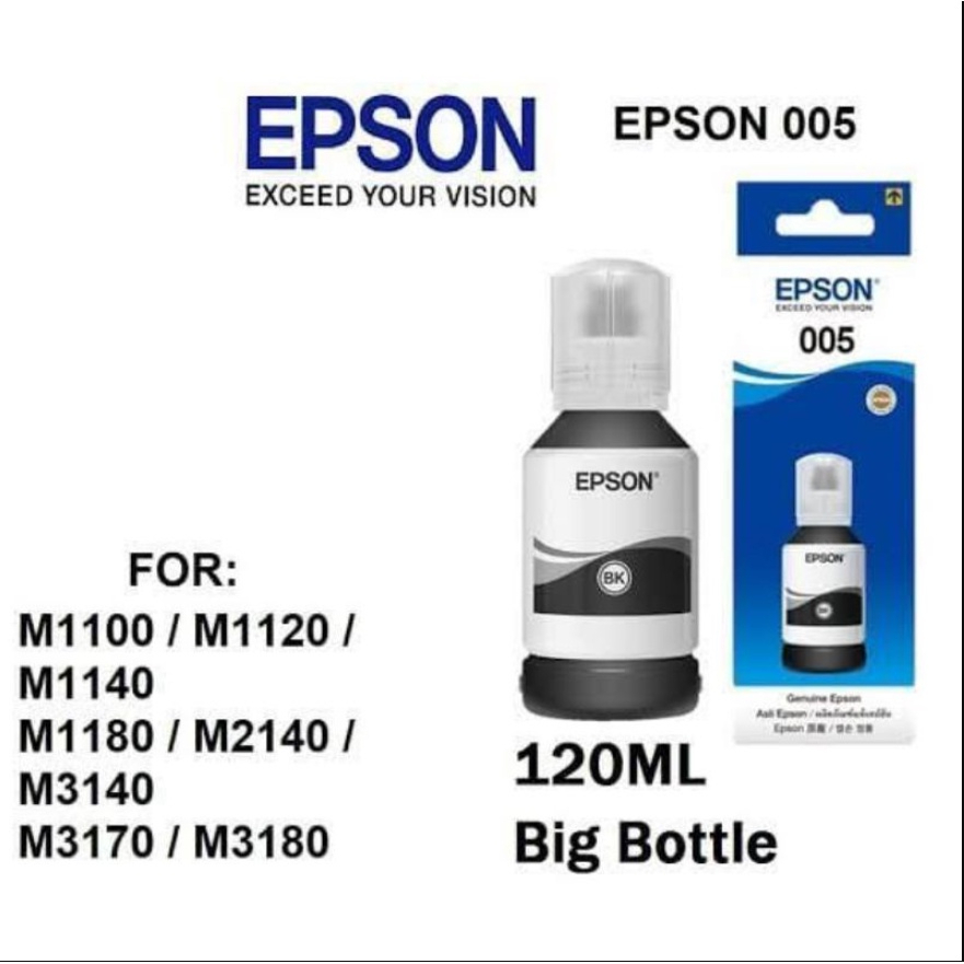 Epson Black Ink Bottle 005 (C13T03Q100) หมึกเติม กันน้ำ | Shopee Thailand
