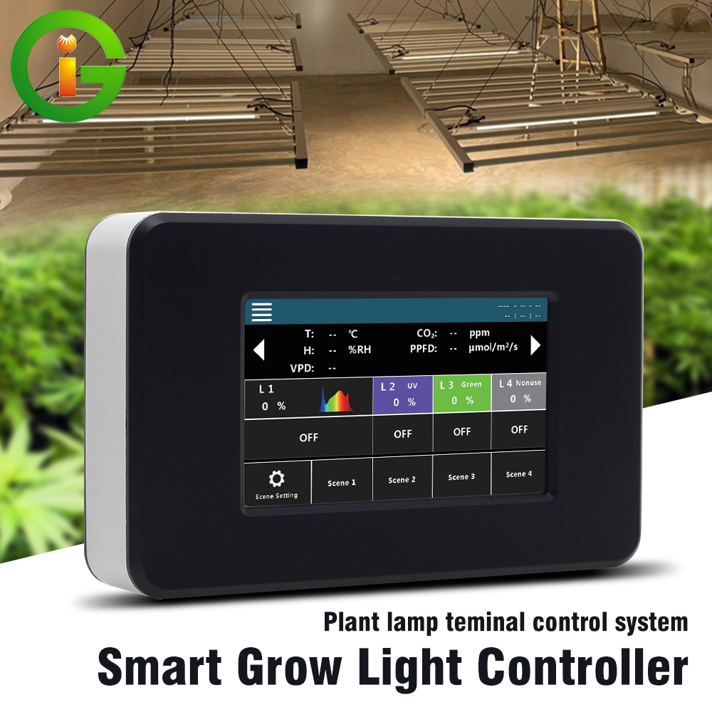 Smart Grow Controller หน้าจอสัมผัส LED เครื่องวัด อุณหภูมิในตัว ...