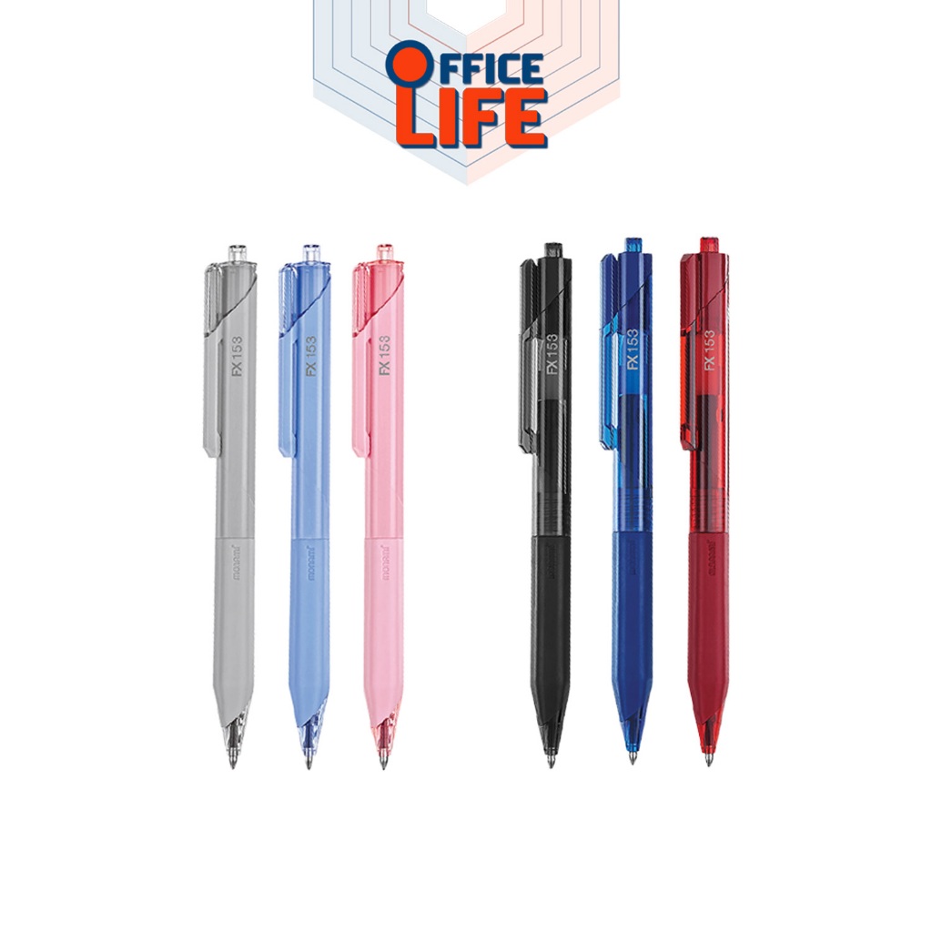 MONAMI ปากกาลูกลื่น รุ่น FX153 ขนาด 0.5 MM และ 0.7 MM ( จำนวน 1 ด้าม ) | Shopee Thailand