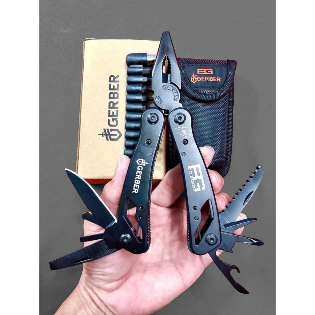 มัลติทูล GERBER ฺBG multi tool Functions 28 in 1 oem สีดำ หัวคีมปลาย ...