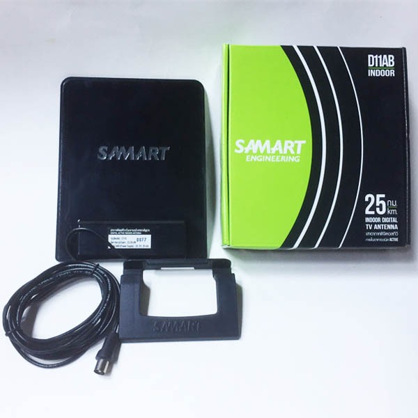 เสาอากาศภายใน Samart รุ่น D11AB มีสายในตัว (ตัวเลือก) พร้อม Power insert Pi1 | Shopee Thailand