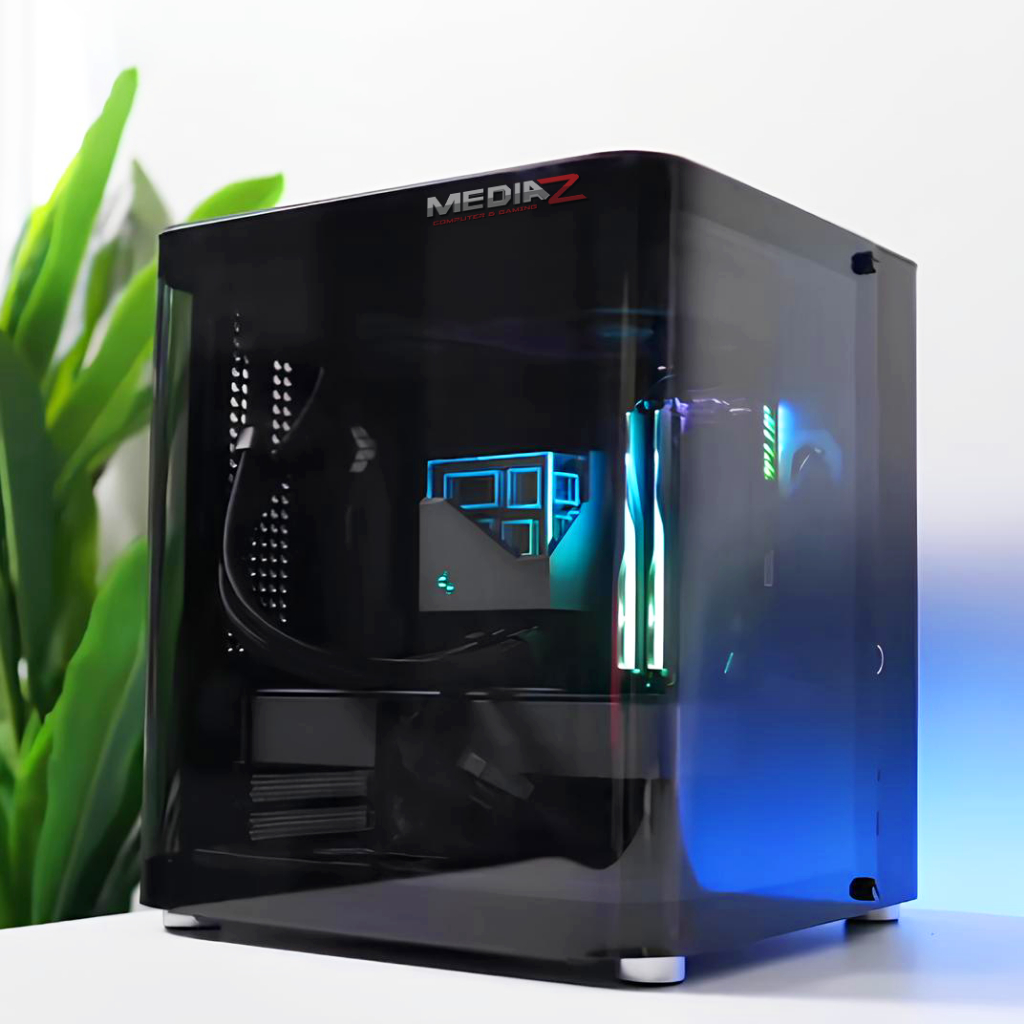 เคสเล็กดำ matx กระจกนิรภัยโค้ง2ด้าน บานใหญ่หนา Jonsbo TK-1 Mini Case MicroATX | Shopee Thailand