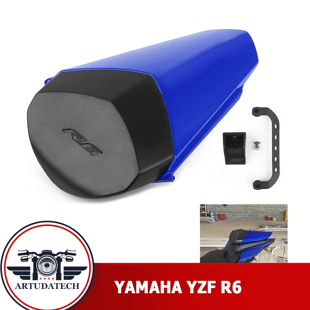Motorcycle seat cover Yamaha YZF R6 2017-2023 ที่นั่งมอเตอร์ไซค์ สีฟ้า ...