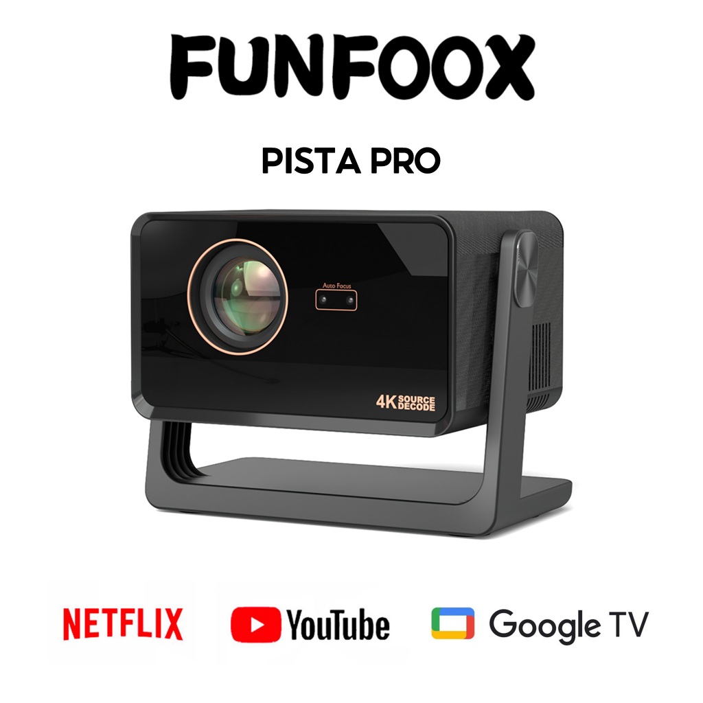 【Google】FUNFOOX PISTA-PRO โปรเจคเตอร์ projector 4K max 11000 lumens ...