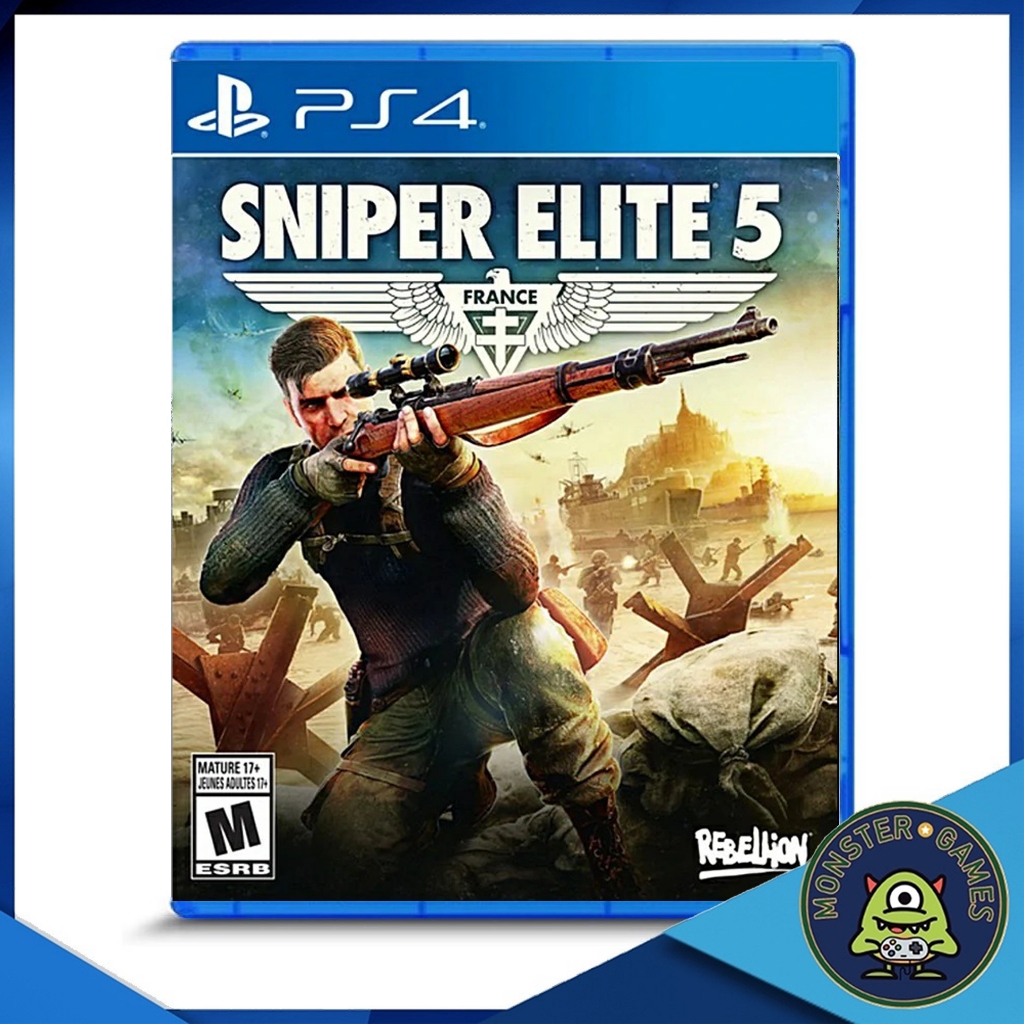 Sniper Elite 5 PS4 Game แผ่นแท้มือ1!!!!! (Sniper 5 Ps4)(Sniper Elite ...