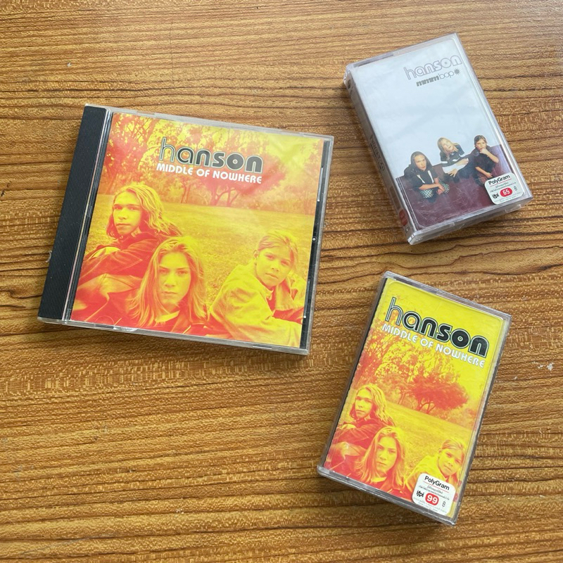 Hanson อัลบั้มแรก Middle of Nowhere ครบชุด เทป ซีดี ซิงเกิ้ล Mmmbop ขาย ...