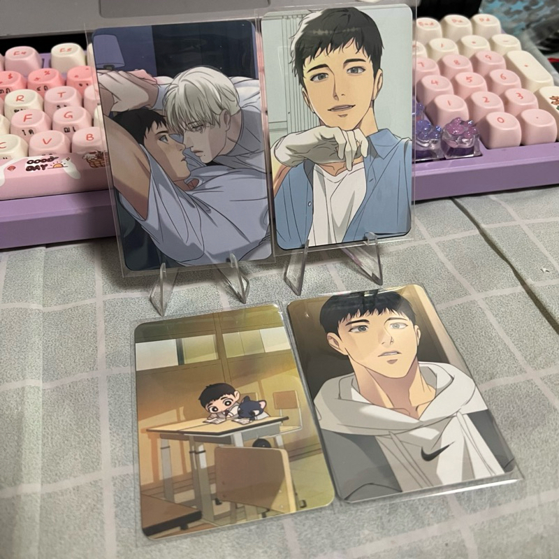 การ์ดสุ่ม manhwa จากเรื่อง backlight เซต4ใบ | Shopee Thailand