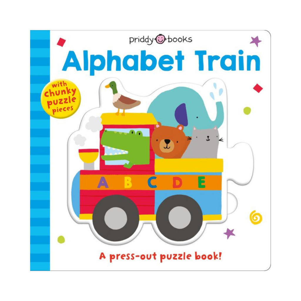 พร้อมส่ง หนังสือ Puzzle and Play : Alphabet Train A Press-out Puzzle ...
