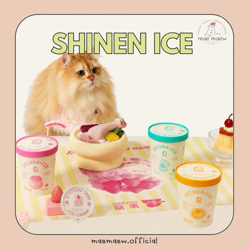 พร้อมส่ง แบ่งขาย 1 ชิ้น ꒱ SHINEN ICE อาหารเปียกน้องแมว สุดแซ่บ อุดมไป ...