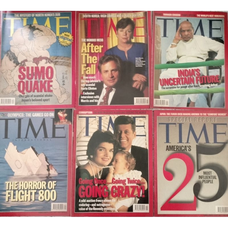 Time Magazine นิตยสารภาษาอังกฤษ ปี 1996 | Shopee Thailand