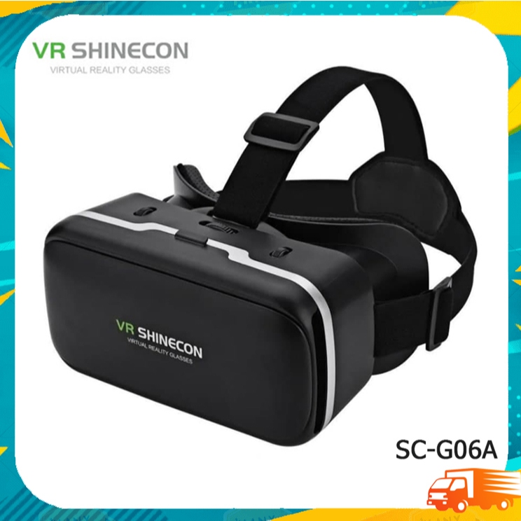 แว่นVR Shinecon Headset Phone Immersive 3D VR Glass SC-G06A 4.7-7 นิ้ว ...