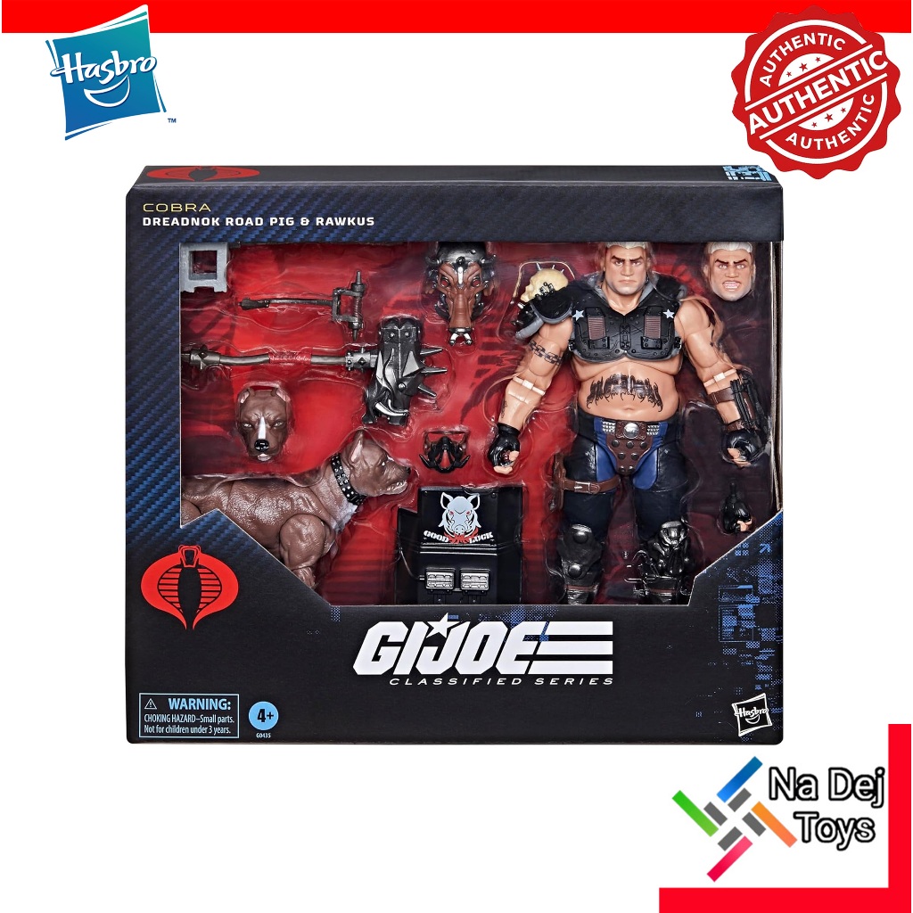 G.I. Joe Classified Series Dreadnok Road Pig & Rawkus 6" Figure จีไอโจ ...