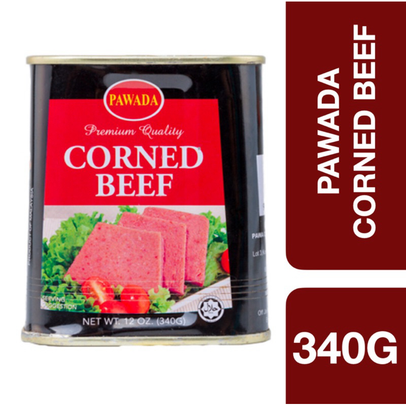 Pawada Corned Beef 340g ++ พาว่าดา เนื้อกระป๋อง 340 กรัม | Shopee Thailand