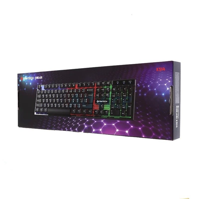 คีบอร์ดมีไฟ Fantech K514 SHIKARI คีย์บอร์ดเกมมิ่ง Fantech Gaming Keyboard K514 | Shopee Thailand