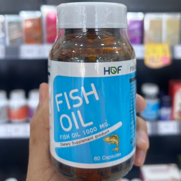 HOF Fish Oil ฟิชออยล์ 1000mg น้ำมันปลา ขนาด 60 เม็ด | Shopee Thailand