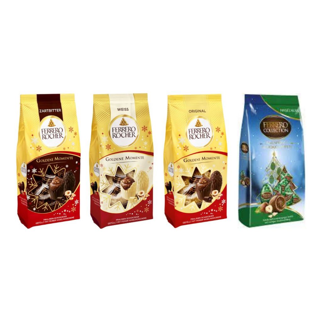 Ferrero Rocher Goldene Momente 1 ห่อ มี 10 ลูก มี 4 รส Net.90g | Shopee ...