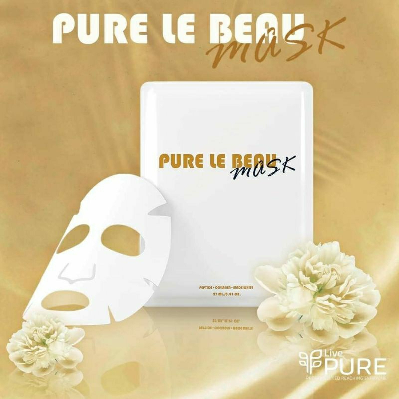 Pure Le Beau Mask แผ่นมาส์กเปปไทด์ | Shopee Thailand