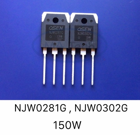 NJW0302G NJW0281G 150W ทรานซิสเตอร์ Transistor จำนวน 1 คู่ | Shopee Thailand