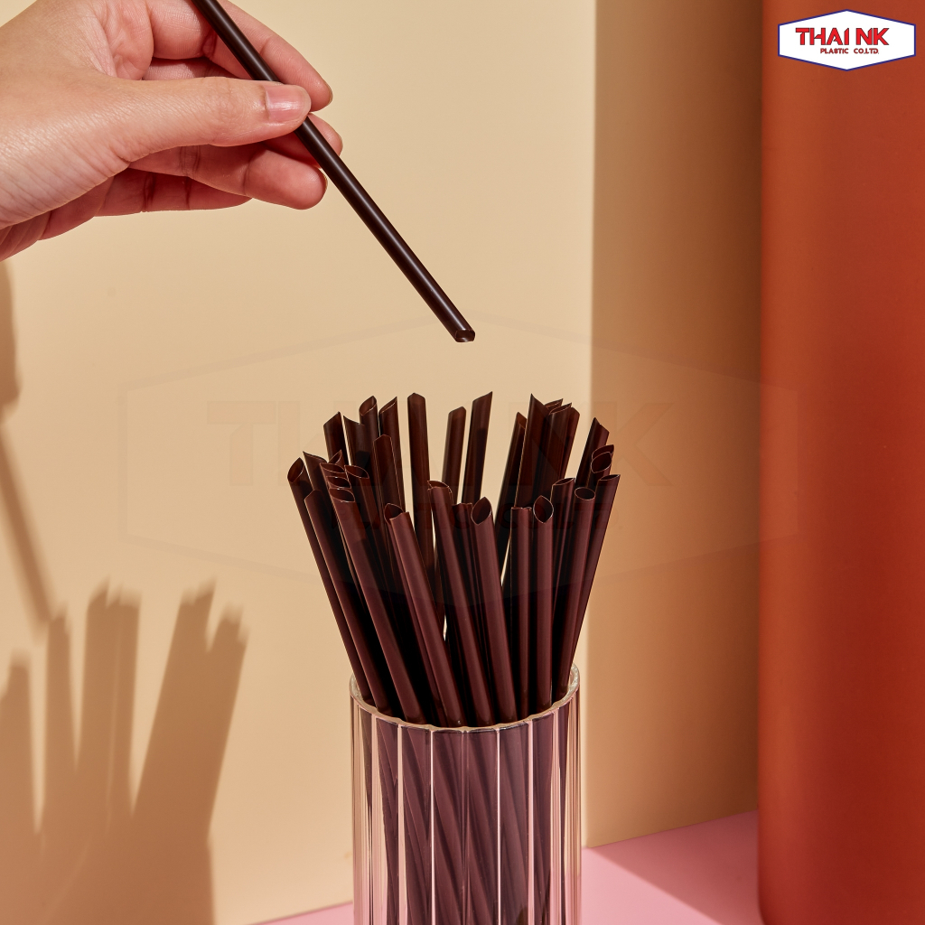 หลอดตรงปลายแหลม สีทอง/สีดำ 6มิล ห่อฟิล์ม ยี่ห้อ ปลาคาร์ฟ 100เส้น ...