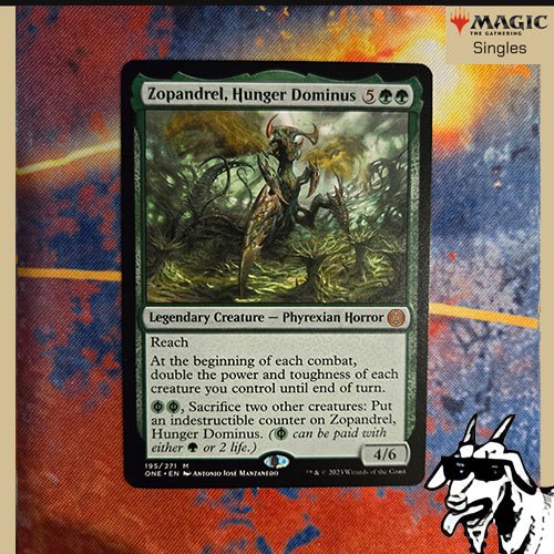 [MTG][Single][ONE] Zopandrel, Hunger Dominus ระดับ Mythic Rare [ภาษา ...