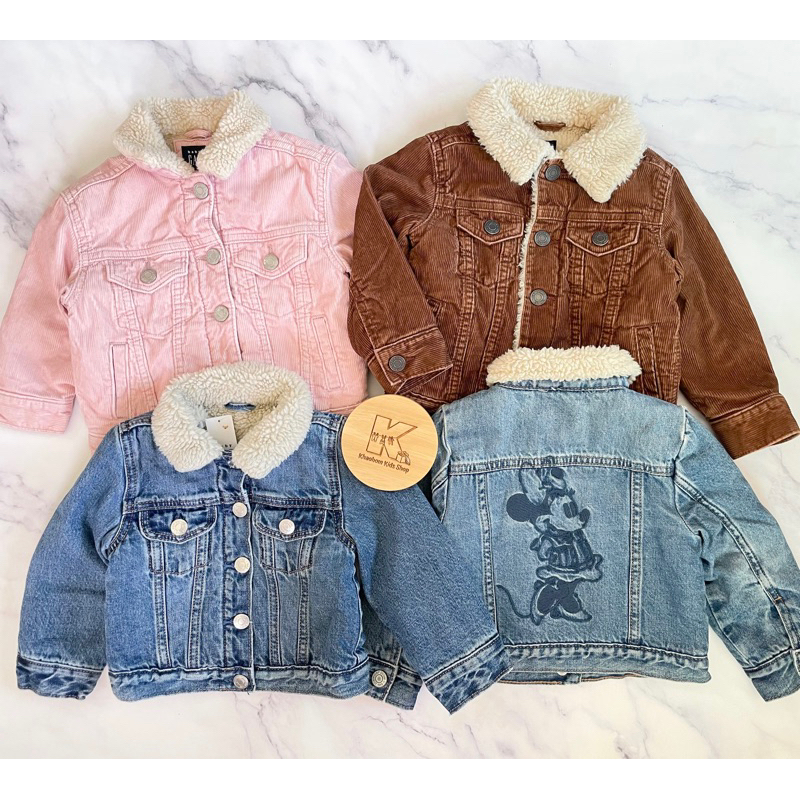 (12m-5y)‼️อ่านรายละเอียดสินค้าก่อนสั่งน้า‼️ GAP เสื้อกันหนาวเด็กบุขนนุ่ม/เสื้อยีนส์ | Shopee ...