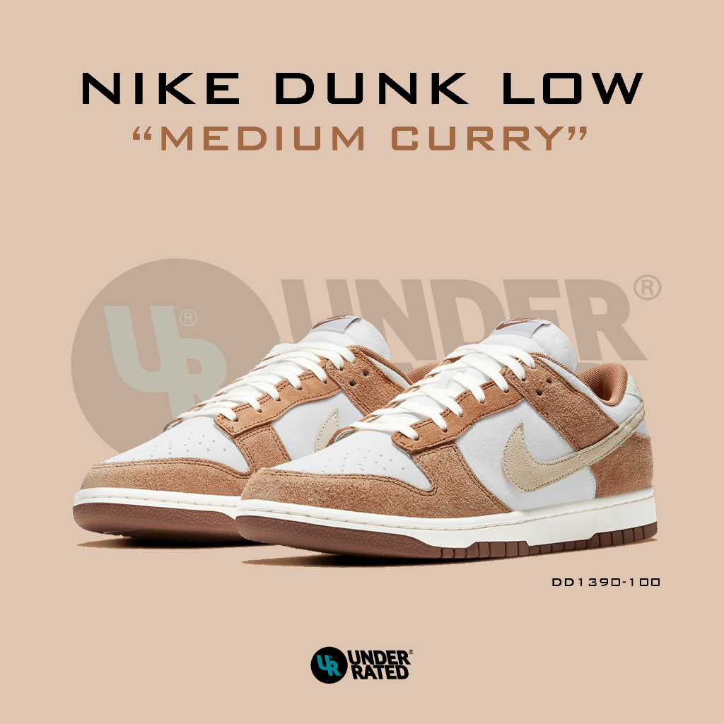 [สินค้าพร้อมส่ง] รองเท้า Nike Dunk Low Retro Premium "Medium Curry ...