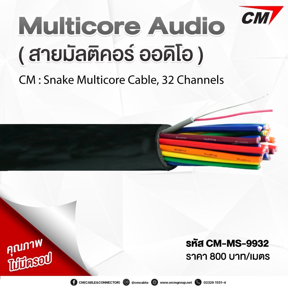 Snake Multicore Cable, 32 Channel | Shopee Thailand