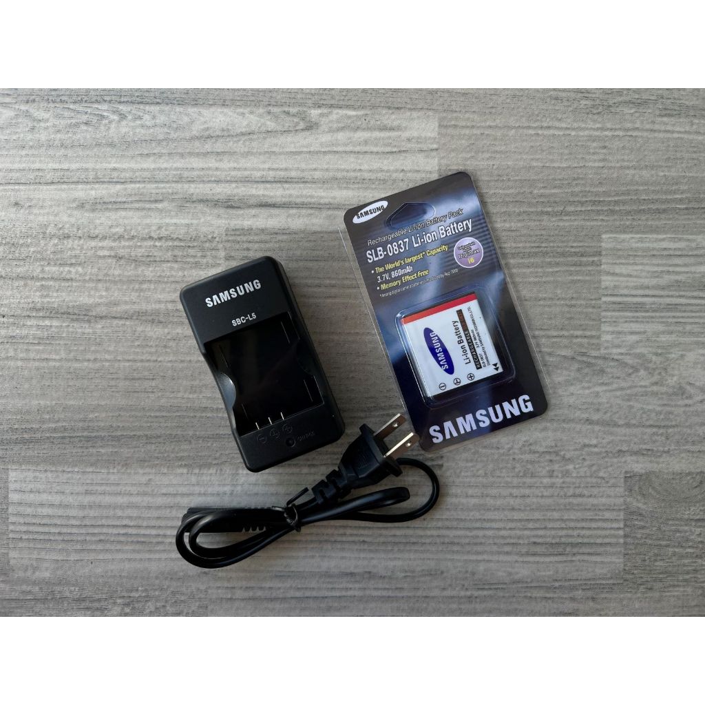 ⚡ร้านนี้ส่งเร็ว⚡แบตเตอรี่ SAMSUNG รุ่น SLB-0837 & แท่นชาร์จกล้องซัมซุง ...