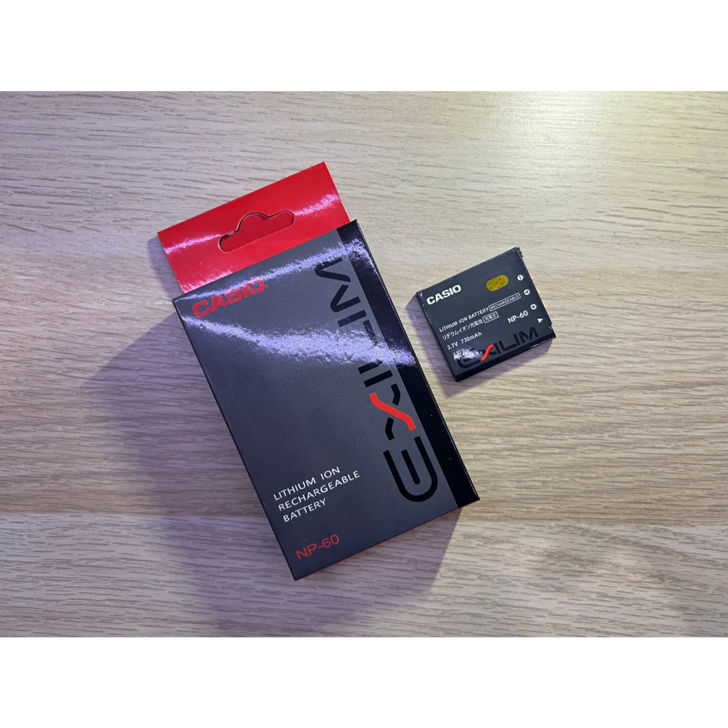 แบตเตอร์รี่กล้อง Casio Exilim รุ่น NP-60 (720mAh) Li-ion สีเทา มือ 1 พร้อมกล่อง | Shopee Thailand