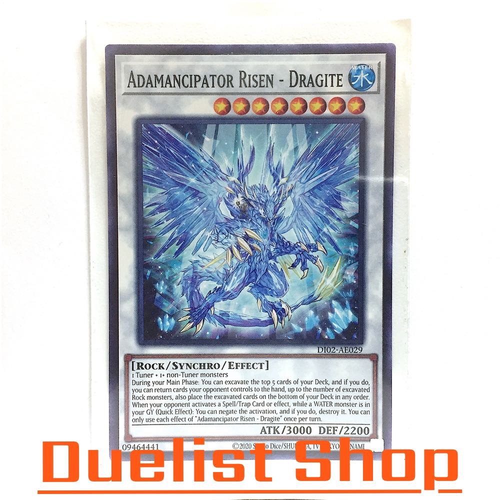 Adamancipator Risen - Dragite (N) Monster Water Level8 [Rock/Synchro/Effect] ชุด DI02-AE029 ...