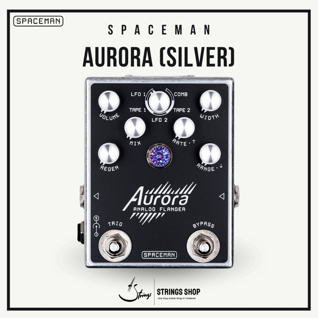 เอฟเฟคกีตาร์ Spaceman Aurora (Silver) | Shopee Thailand