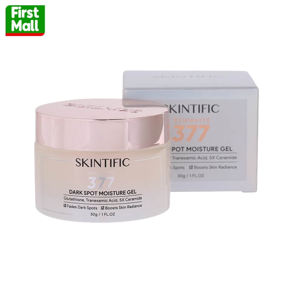 SKINTIFIC 377 DARK SPOT MOISTURE GEL ( ขนาด 30g ) มอยซ์เจอไรเซอร์ ลดเลือนจุดด่างดำ | Shopee Thailand