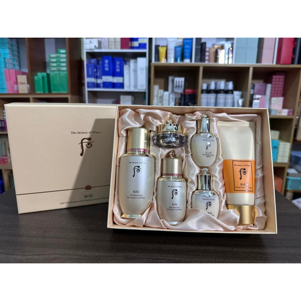 The History Of Whoo Self-Generating Anti-Aging Concentrate 2pcs Set ( 6 ...