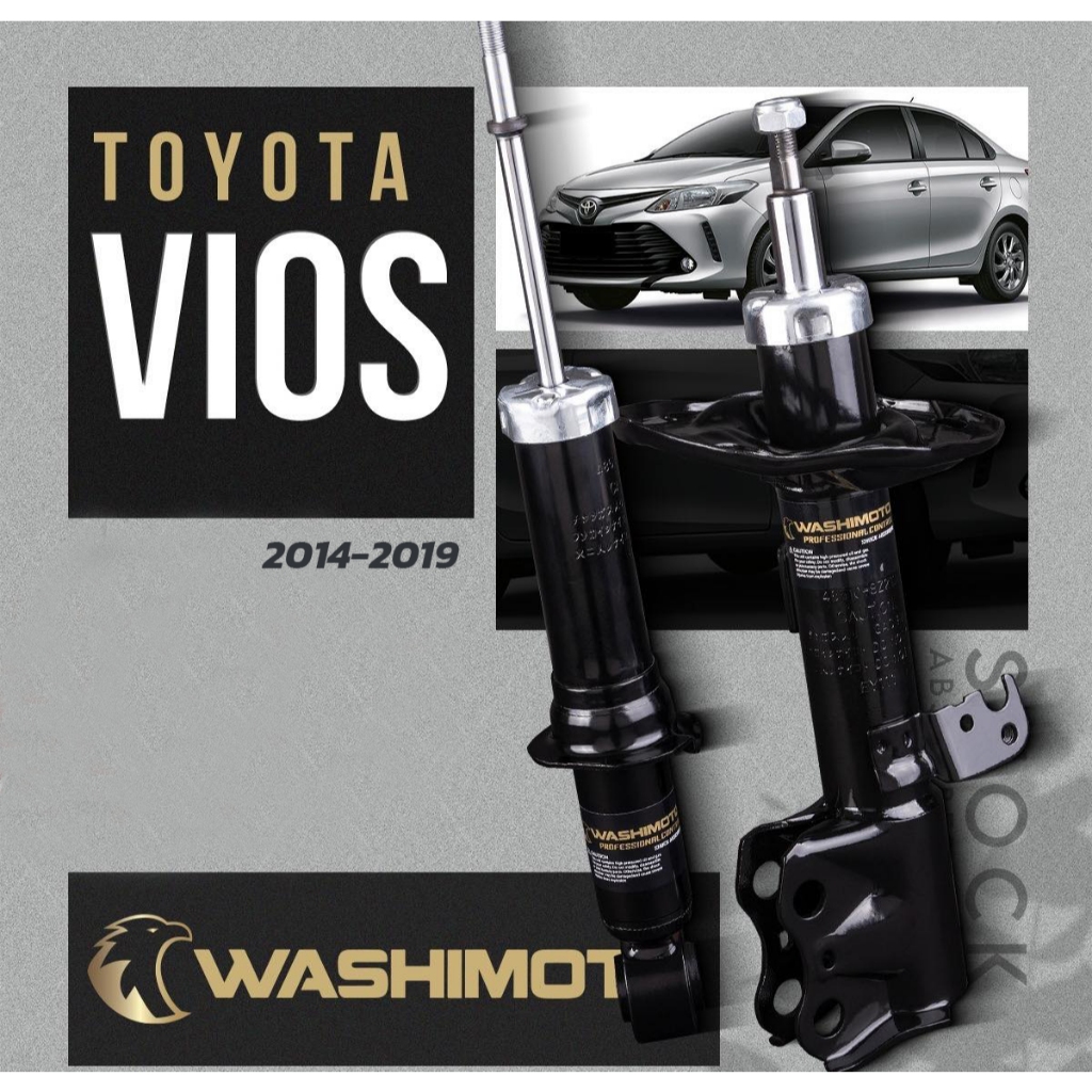 Washimoto Toyota Vios/Yaris วาชิโมโตโช๊คอัพรถเก๋งรุ่น โตโยต้า วีออส/ยา ...