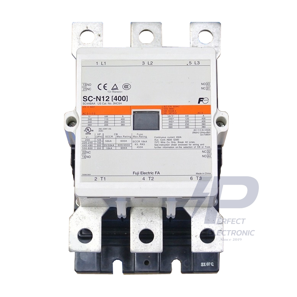 SC-N12 FUJI Magnetic Contractor 3 Phase แมกเนติกคอนแทคเตอร์สามเฟส 400A ...