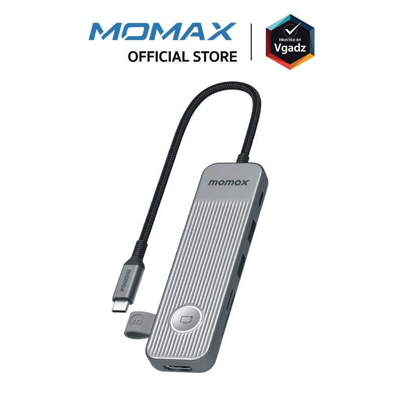 Momax - อุปกรณ์เชื่อมต่อ รุ่น One Link Hub 7-in-1 USB-C 100W PD ...
